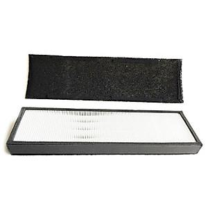 Nispira True HEPA Filter B FLT4825 Replacement For GermGuardian Air Purifier AC4825 AC4825E AC4825DL AC4825DLX AC4850PT AC4900CA AC4900ca AC4850PT AC4820 Pure Guardian AP2200CA Black Decker, 2 Pks