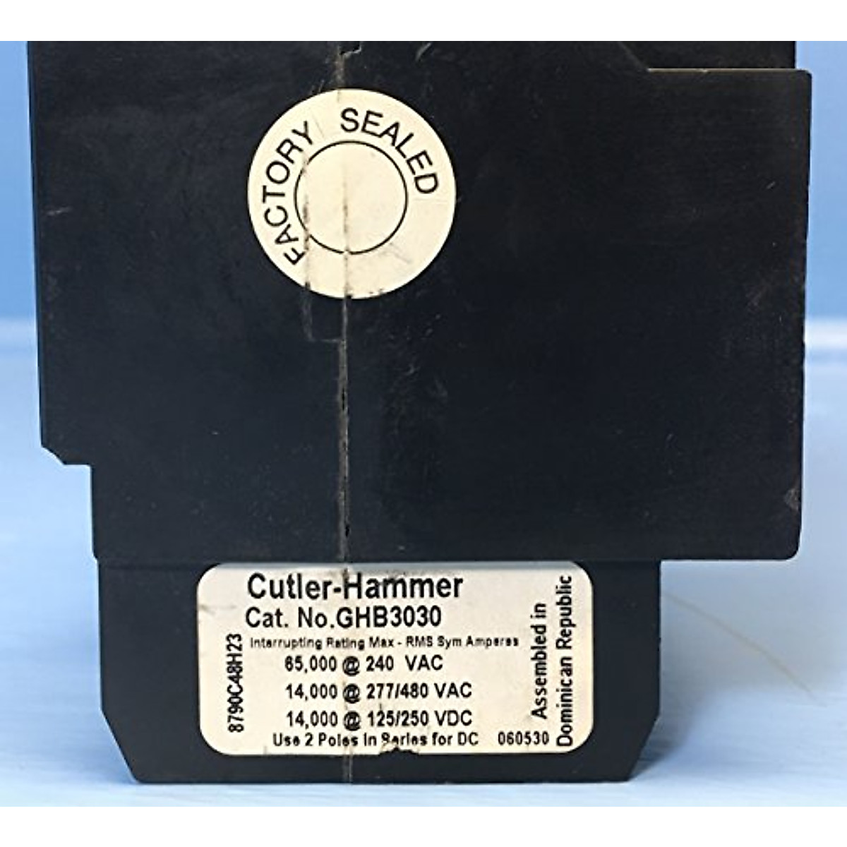Eaton Cutler-Hammer/Westinghouse GHB3030 (C-H) Circuit Breakers, Color