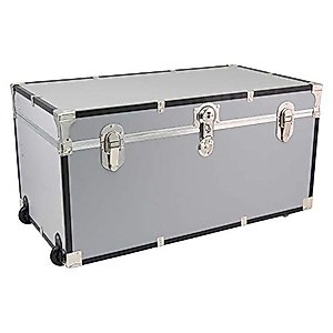 BBB Mercury Luggage/Seward 31-Inch Oversized Storage Trunk in Alloy