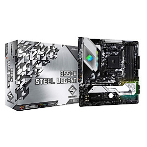 ASRock B550M Steel Legend Supports 3rd Gen AMD AM4 Ryzen™ / Future AMD Ryzen™ Processors Motherboard