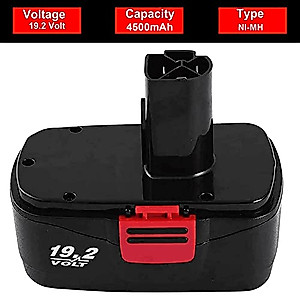 Ibanti [Upgraded to 4.5Ah] 2Pack 19.2v Replacement Battery for Craftsman 19.2 Volt Battery C3 DieHard 130279005 130279003 130279017 315.115410 315.113753 315.11485 1302350211323903 1323517 120235021