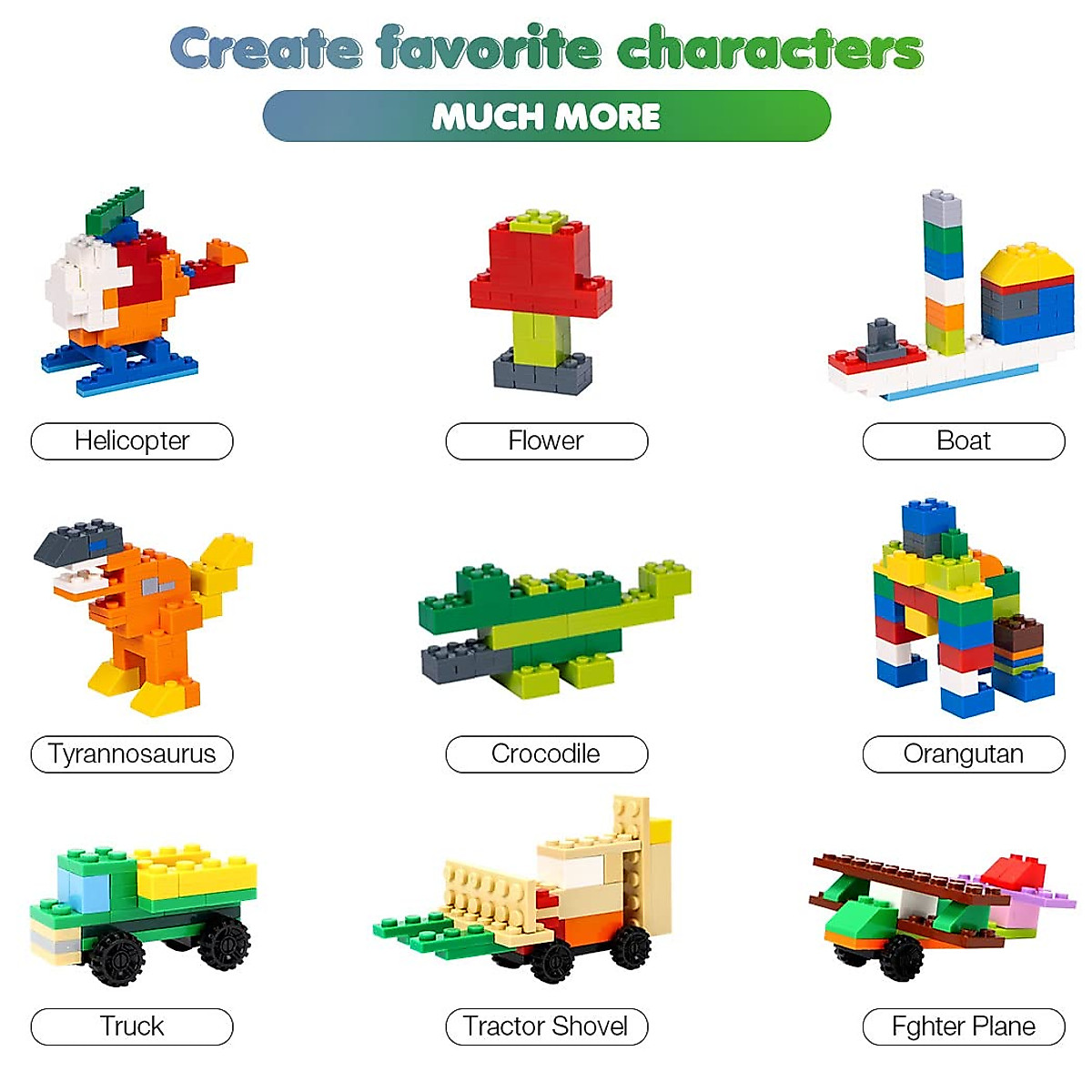 Unirolic Classic Building Bricks Set, 1546 Pieces Basic Building Blocks with Wheels, STEM Creative Compatible with All Major Brands, Ideal Educational Toy for Kids Teens