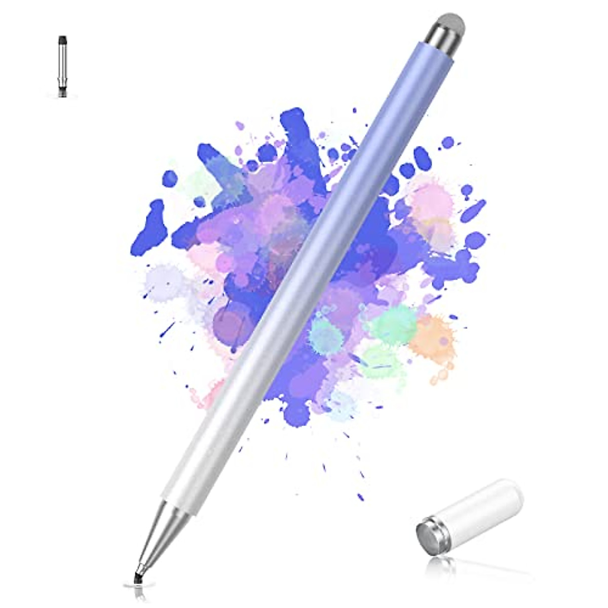 Stylus Pens for Touch Screens, 2 in 1 High Precision Magnetic Disc Universal Stylus Pen for iPad Compatible with All Touch Screens