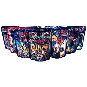 Fantasy Night 100 Pack JS-UP Gumbo Bags, Size 5 x 4 inches