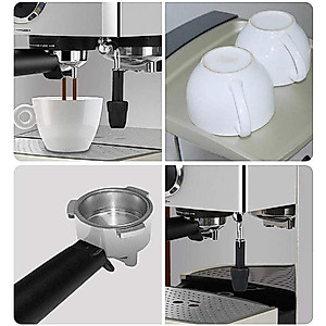 ROLTIN Coffee Machine Espresso Coffee Machine Maker 15 Bar,Capuccino,Frothing Milk Foam,920W,Capacity 1.5L Removable Drip Tray Steam Nozzle Compatible with Preparing Drinks