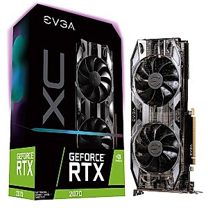 EVGA GeForce RTX 2070 XC Gaming, 8GB GDDR6, Dual HDB Fans & RGB LED Graphics Card 08G-P4-2172-KR, Real Boost Clock: 1710 MHz