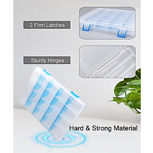 Uxwuy Snackle Box Charcuterie Container Tackle Box Organizer Plastic Clear Tackle Box for Snacks Beads Organizer Art Craft Storage Compartment Box