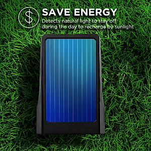 Home Zone Security Solar Spotlights - Outdoor 500 Lumen High Brightness 3500K Warm Spot Light with 3 in 1, In-ground, Wall Mount, or Flag Pole Setup Design, Black (2-Pack)