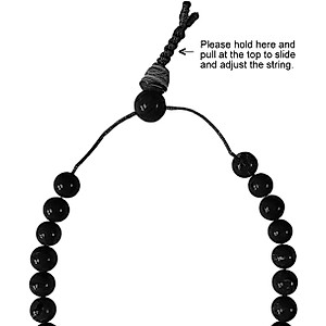 Agan Traders Women's 2024 Meditation Prayer Beads Necklace Healing Power Tibetan Buddhist Wrist Japa Mala (83 BM, 8, Raktu)