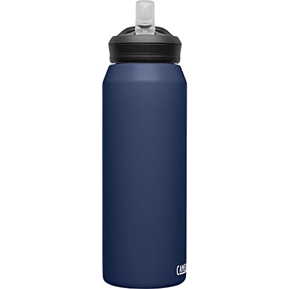 CamelBak eddy+ Water Bottle with Straw 32 oz - Insulated Stainless Steel, Navy