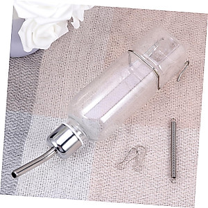 HEALEEP Automatic Watering Bottle for Pet Hanging Feeder Dispenser for Rabbit Cat Bird Pet Supplies Ball Touch Design Large Size