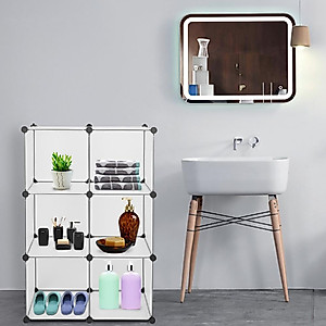Modular Closet System - 6-Cube Storage for All Your Essentials