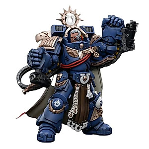 JoyToy 1/18 Warhammer 40,000 Action Figure Ultramarines Chapter Master Marneus Calgar Model