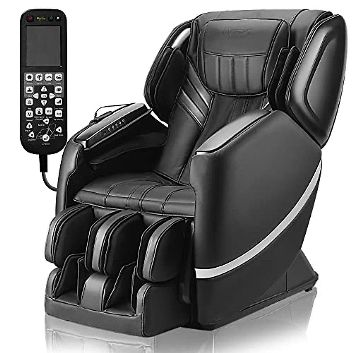 MYNTA Massage Chair, SL-Track Massage Chair Zero Gravity Full Body and Recliner with Heat, Foot Massage, Speakers, Ache Sensing Technology