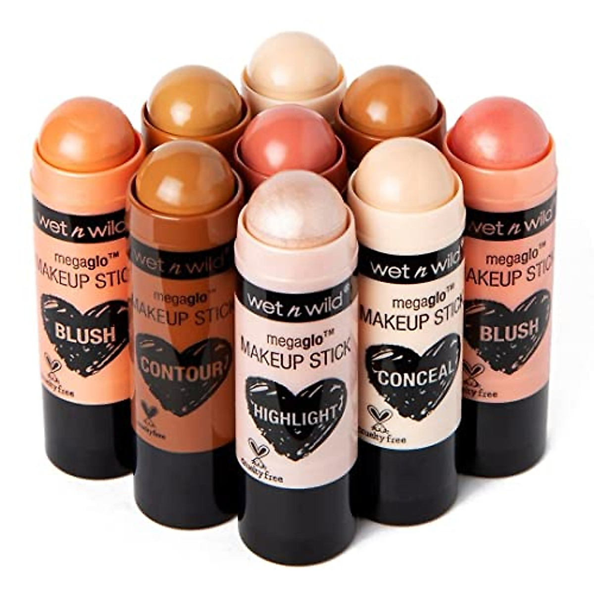 Wet n Wild MegaGlo Makeup Stick Conceal and Contour Brown Call Me Maple,1.4 Ounce (Pack of 1),805