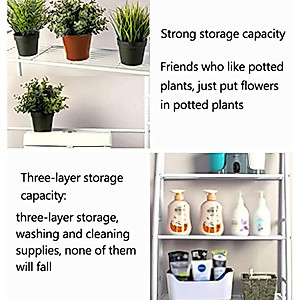 Hokcus Multi-Functional Shelf Washer Storage Frames for Over Toilet Floor Standing Toilet Storage Rack,Bathroom Multifunctional Storage Shelf,3 Tier Floor Stand Organising Rack,Thi