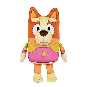Bluey, Talking Beach Bingo. 13" Talking Plush Toy with 9 Phrases Bases Around The Episode Beach Theme Song