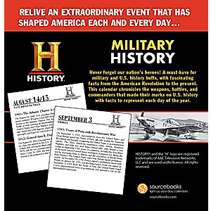 2021 History Channel This Day in Military History Boxed Calendar: 365 Days of America's Greatest Military Moments (Daily Calendar, Desk Gift for Him, Office Gift for Her, Veterans)