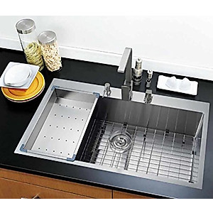 Starstar 18" Stainless Steel Colander For Kitchen Sink