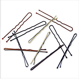 Swpeet 360 Pieces 2 Styles Hair Pins Kit, Including 216Pcs Bobby Pins and 144Pcs U Hair Pins Hair Clips with Storage Box for Girls and Women, Gold,Brown and Black