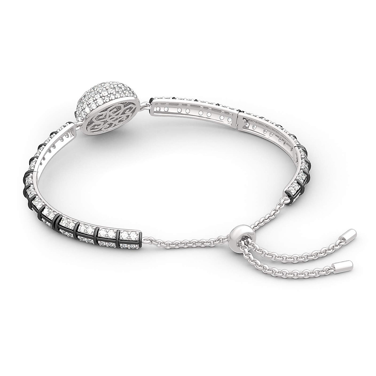 Jeulia The Nightmare Before Christmas Jack Skellington Sterling Silver Bracelet Jewelry Gift for Bride Women