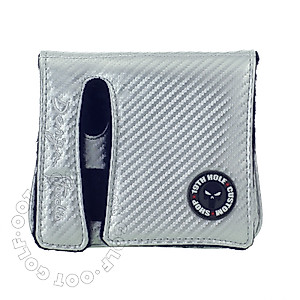 US Flag Punisher Skull Golf High-MOI Mallet Putter Head Cover, Right Heand, Silver