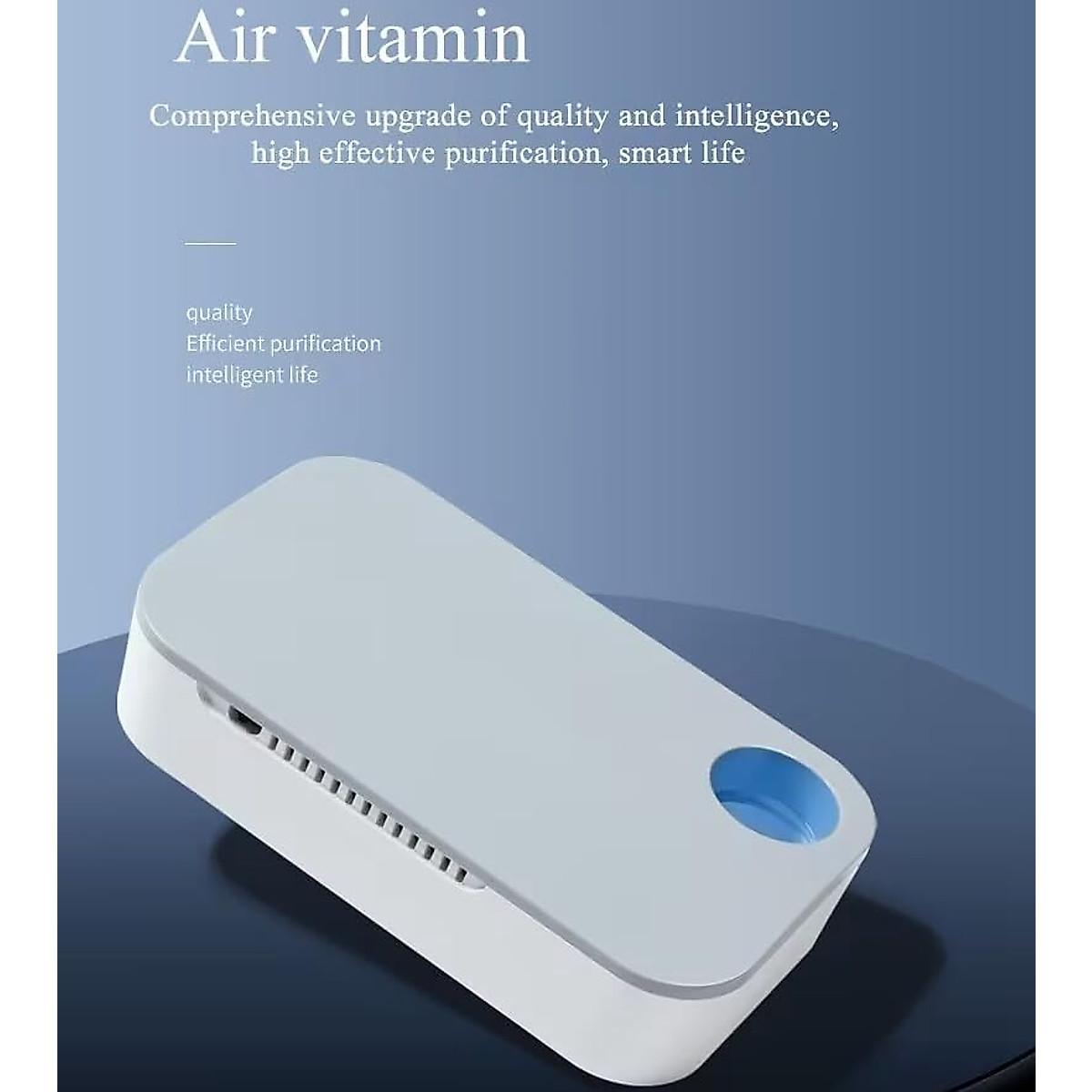 Ionizer Air Purifier,Air Purifier Ion Plug In, Protable and Quiet Plug-in Ionizer with Clear Negative Ion Wind Output, Automatic Release of Anions,Easy to Usefor Home Bathroom Kitchenand Office Use