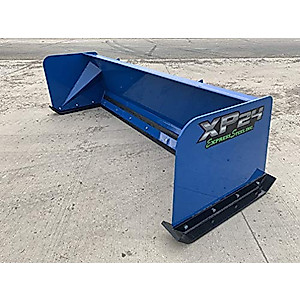 7' XP24 Skid Steer Snow Pusher Blue