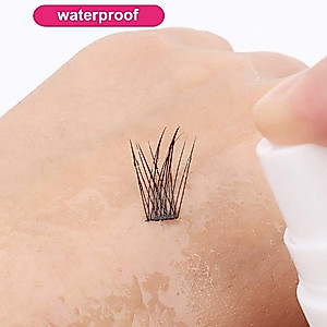 CALAILIS Cluster Lash Glue,DIY Individual Lash Glue, Lash Cluster Glue, Super Strong Hold 48 Hours for Cluster Lashes, Waterproof Sensitive Glue, Latex Free