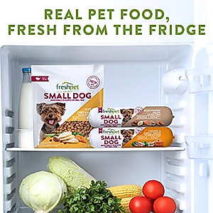 Freshpet Healthy & Natural Food for Small Dogs/Breeds, Fresh Grain Free Chicken Recipe, 1lb