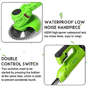 Handheld String Trimmer Cordless Sweeper Handheld Portable Lawn Mower Agricultural Household Cordless Weeder