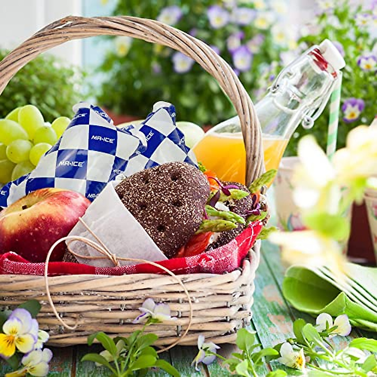 Shipping Cold Packs Ice Pack Sheets for Coolers Reusable, Ice Pack for Shipping Frozen Food, Shipping Dry Ice Pack Freezer Pack for Lunch Bag Long Lasting Cool Packs for Shipping, 6.9" x 4.7" 15 Packs