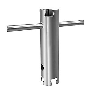HAUTMEC Long-reach Basket Strainer Wrench, Double Working End Sink Strainer Wrench HT0219-SW