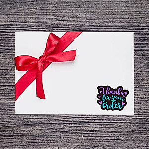 Wailozco Thanks for Your Order Stickers,Thank You Stickers,Handmade Stickers,Small Shop Stickers,Envelopes Stickers for Small Business, Online Retailers,Handmade Goods,500 Labels Per Roll