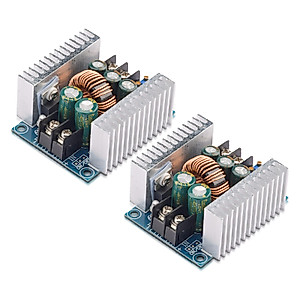 Diymore 2pcs 20A 300W CC CV Step Down Module Adjustable DC 6-40V to 1.2-36V Voltage Regulator Buck Converter Constant Current Power Supply Module 20v to 12v Step Down