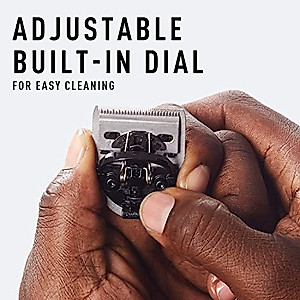 Bevel Beard Trimmer for Men - Cordless Trimmer, 6 Hour Rechargeable Battery Life, Tool Free Adjustable Zero Gapped Blade, Barber Supplies, Mustache Trimmer, Silver