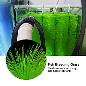 Zerodis 60cm / 100cm Aquarium Artificial Grass Decorative Fish in Aquarium Fish Tank for Breeding(100CM)