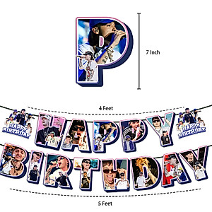 Pluma Singer Party Decorations, Pluma Singer Birthday Decorations includes Happy Birthday Banner, Pluma Singer Decorations Balloons and Pluma Singer Cake Topper, Pluma Singer Birthday Party