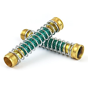 Garden Hose Extension Adapter, Hose Kink Protector with Coil Spring(Coil Spring)