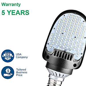 OSTEK LED Shoebox Area Corn Light Bulb 115W LED Retrofit Kits 5000K E39 Rotatable Mogul 16100LM LED Commercial Lighting - Post Street Light Security Lights Parking Light LED Paddle Bulb