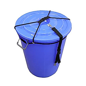Trash Can Lid Lock - Make a Dog Proof Trash can with Our Garbage Can Lock for Wildlife, Pet & Critter Proof Locking Trash Can - Easy Install Trash Can Lock for Outdoor Garbage Can 40-60 Gallon Bin
