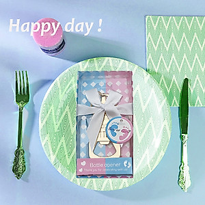 AHLSRHZ 30 PCS Baby Bottle Openers, Keychain Style Bottle Opener for Baby Shower Favors, Wedding Favors, Birthday Party Gifts and Souvenirs