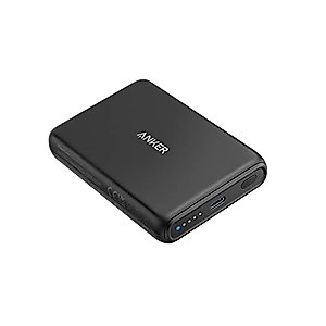Anker 521 Magnetic Battery (PowerCore Magnetic 5K), 5000 mAh Magnetic Wireless Portable Charger with USB-C Cable, for iPhone 13 / 13 Pro / 13 Pro Max / 13 Mini / 12 / 12 Pro / 12 Pro Max / 12 Mini