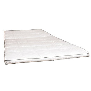 BIO SLEEP CONCEPT GFMT-Q Downia Feather and Down Mattress Topper, 80" x 60" x 2"