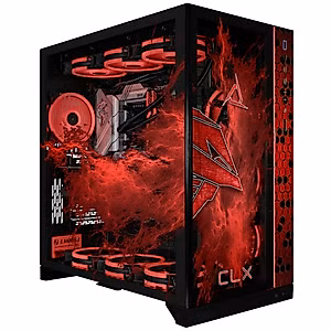 CLX Ra VR-Ready Gaming PC - Intel Core i9 13900KF 3GHz, GeForce RTX 4090, 1TB NVMe M.2 SSD, 4TB HDD, 32GB DDR5 RGB Memory, 360mm AIO, WiFi, Windows 11 Home, Black