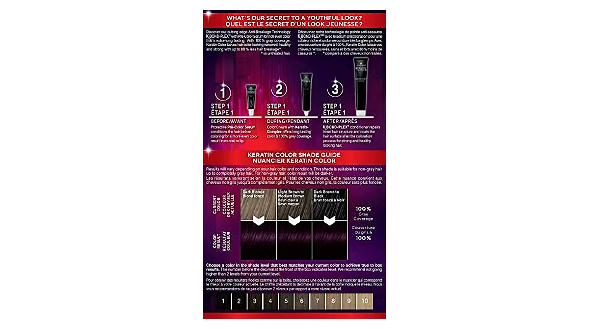 Schwarzkopf Keratin Color 1.9 Rich Caviar Permanent Hair Dye