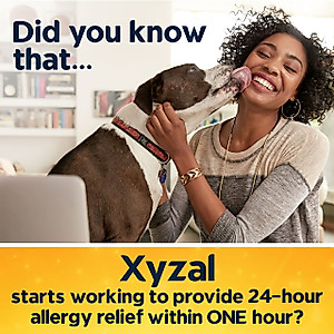 Xyzal Allergy Pills, 24-Hour Allergy Relief, Original Prescription Strength,55 Count (Pack of 2)