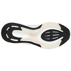 adidas Women's Pureboost 23 Sneaker, White/Wonder Quartz/Core Black, 11