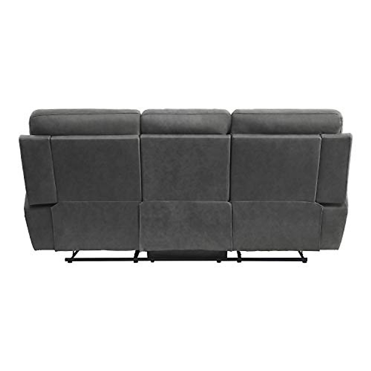 Lexicon Valois Double Reclining Sofa, Gray
