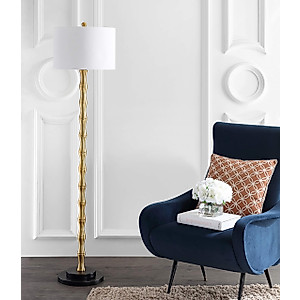 Safavieh FLL4045A Lighting Kolten Antique Brass 60.5-inch (LED Bulb Included) Floor Lamp